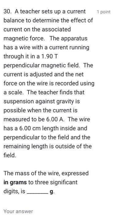 Solved 28. Note: this is the same 1 point information as in | Chegg.com
