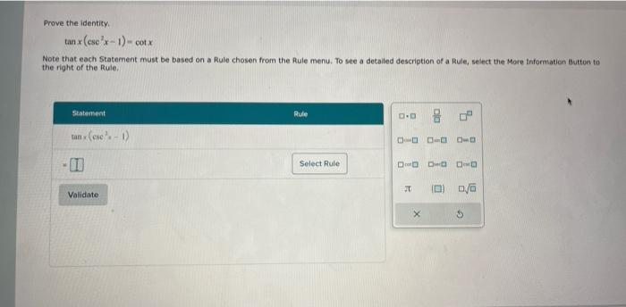 Solved Prove the identity. sec4x−sec2x=tan2x+tan4x Note that | Chegg.com