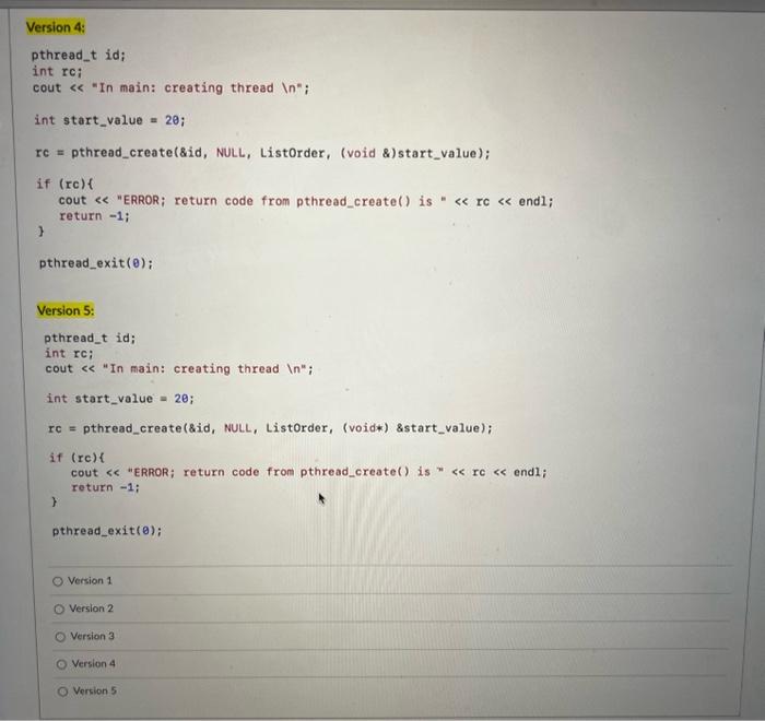 Solved Consider the following code: void ∗ Listorder (void | Chegg.com