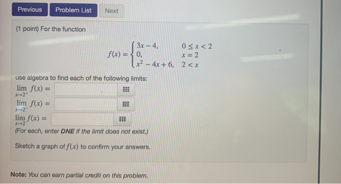 Solved revious Problem List Next point) If possible, choose | Chegg.com