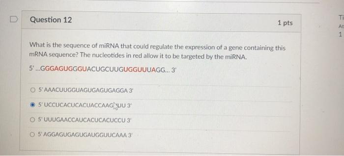 Solved D Question 12 1 pts TI At 1 What is the sequence of | Chegg.com Solved D Question 12 1 pts TI At 1 What is the sequence of | Chegg.com