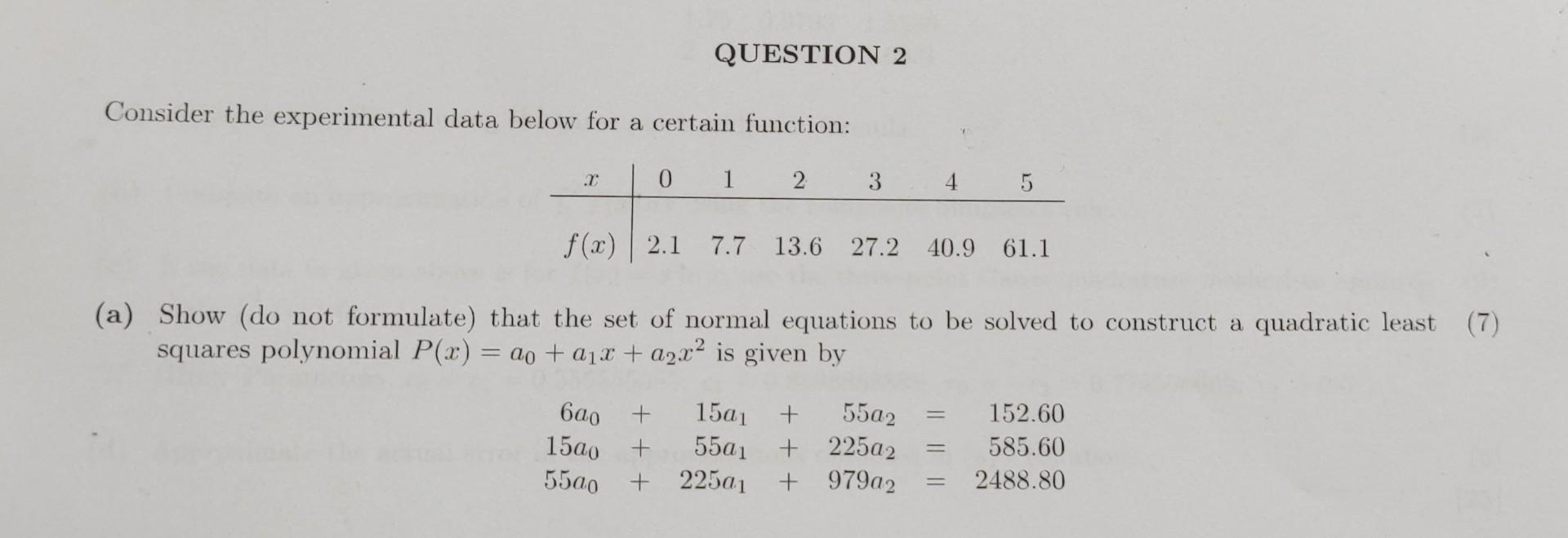 Solved The question is about interpolation and is a proof. | Chegg.com