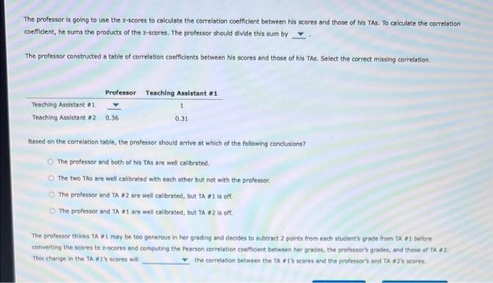Solved 6. Calculating the Pearson correlation with x-scores | Chegg.com