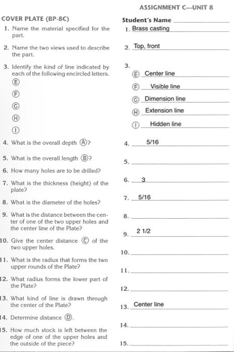 Solved 1. Name the material specified for the part. 2. | Chegg.com