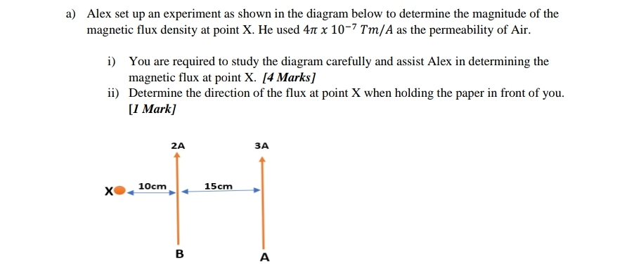 Solved a) ﻿Alex set up an experiment as shown in the diagram | Chegg.com