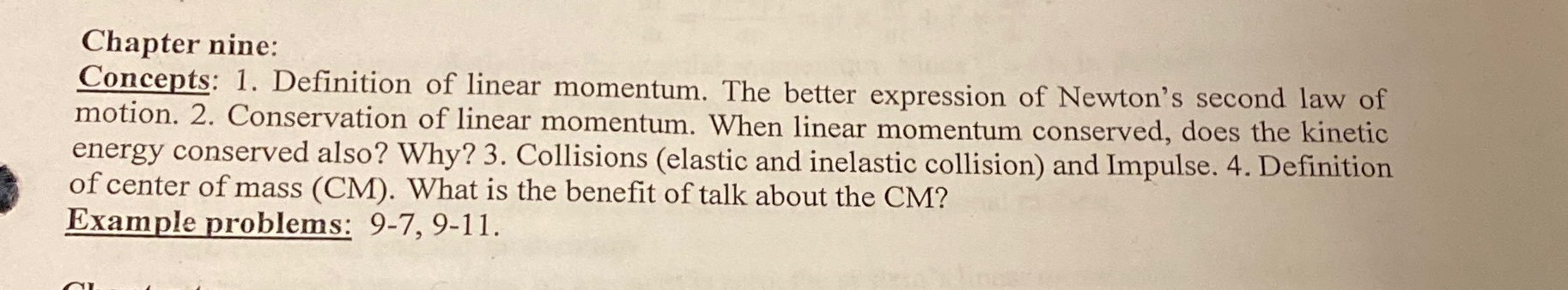 Solved 1. ﻿Definition of linear momentum. The better | Chegg.com