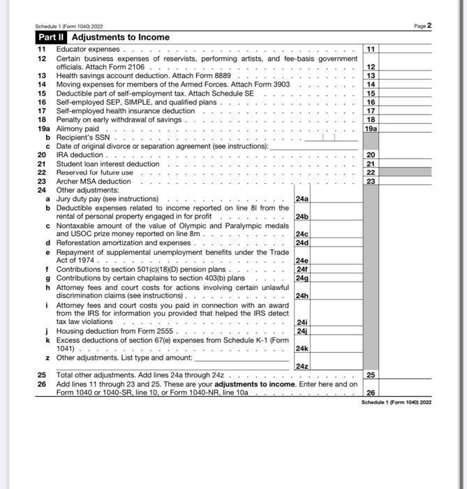 1040 Filing Status Check orly one bax. U.S. | Chegg.com