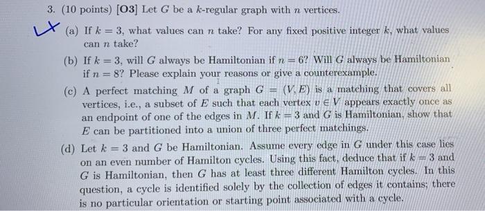 Solved Graph theory problem - perfect matching and | Chegg.com