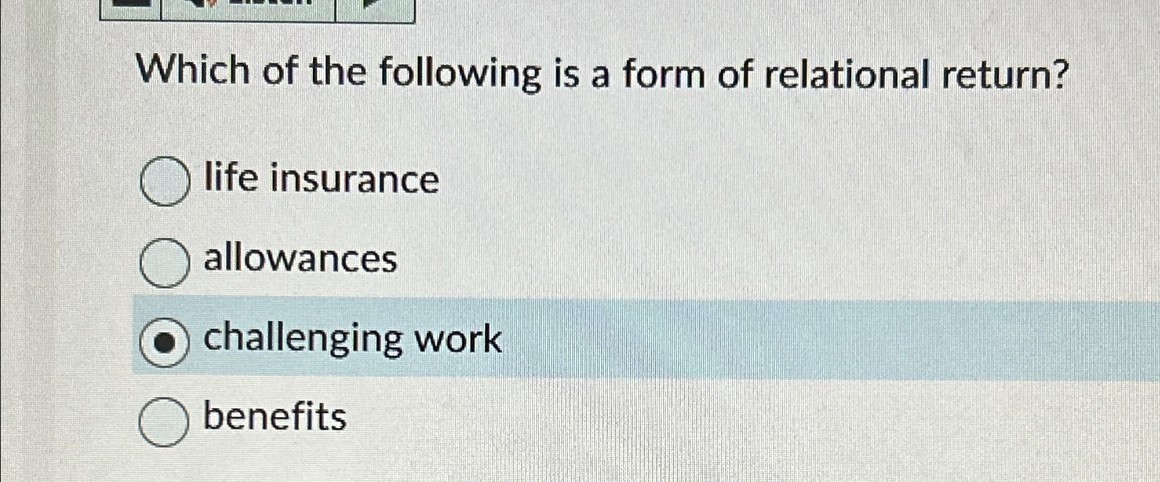 Solved Which of the following is a form of relational | Chegg.com