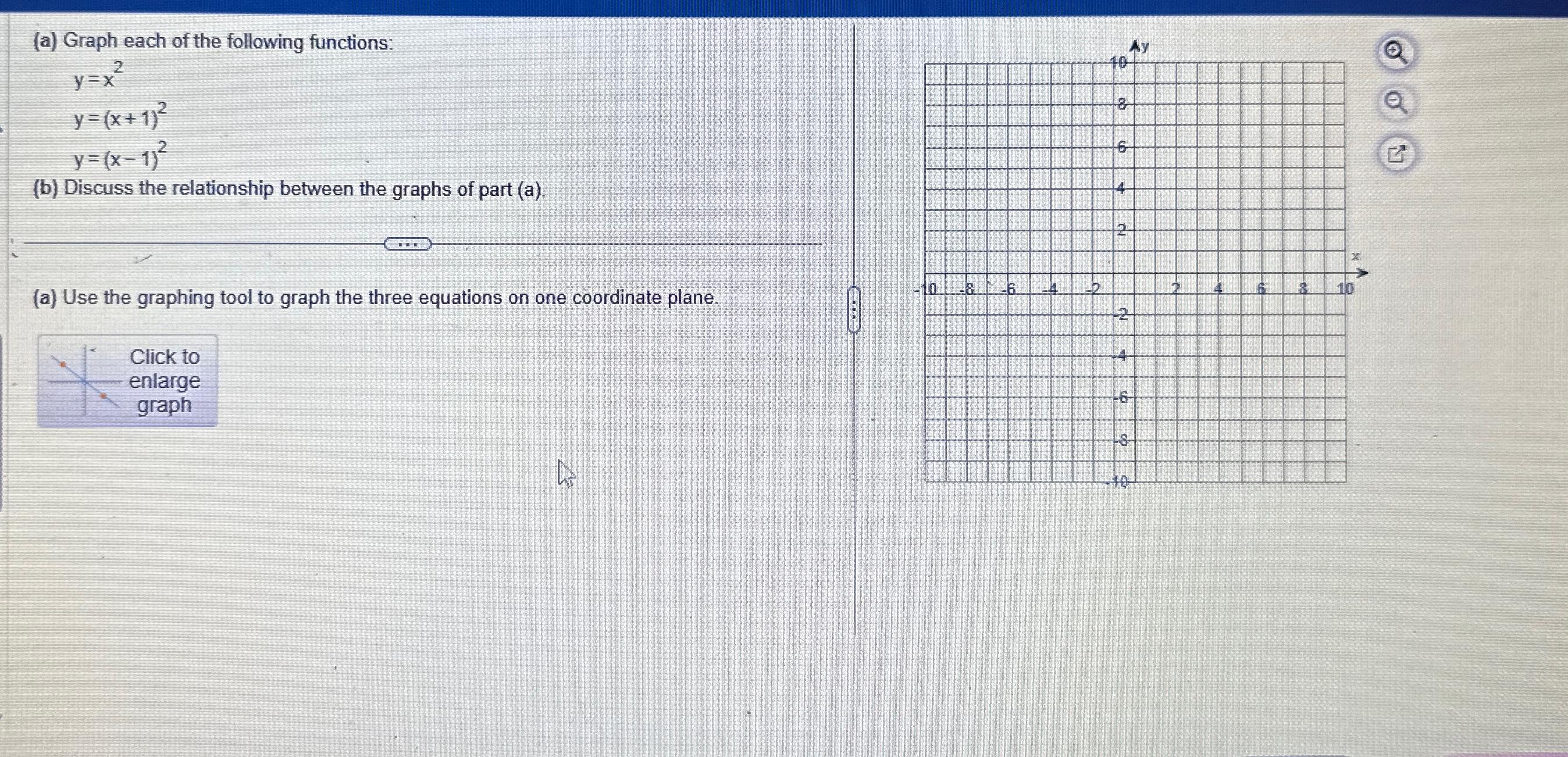 Solved (a) ﻿Graph each of the following | Chegg.com
