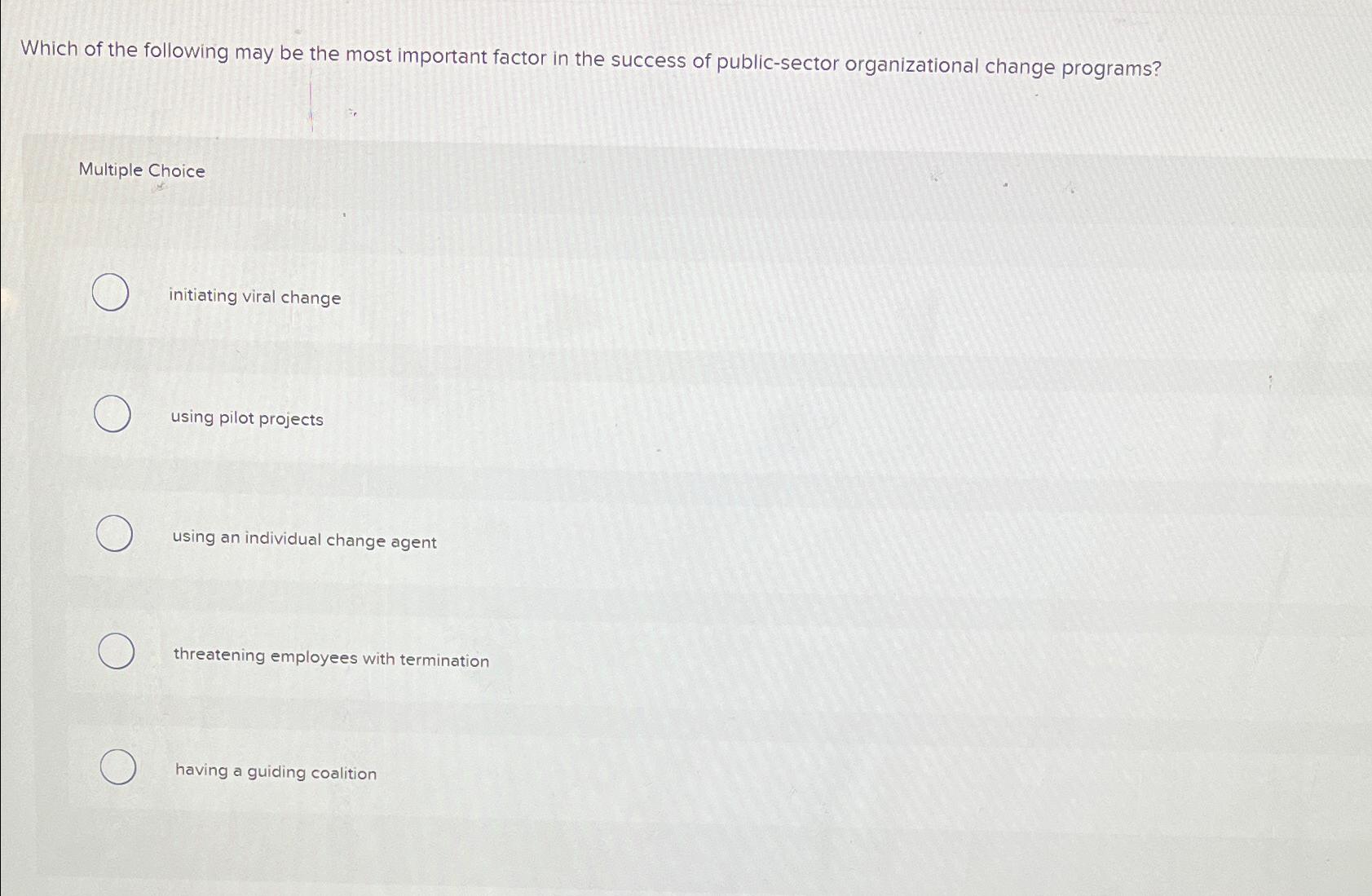 Solved Which of the following may be the most important | Chegg.com