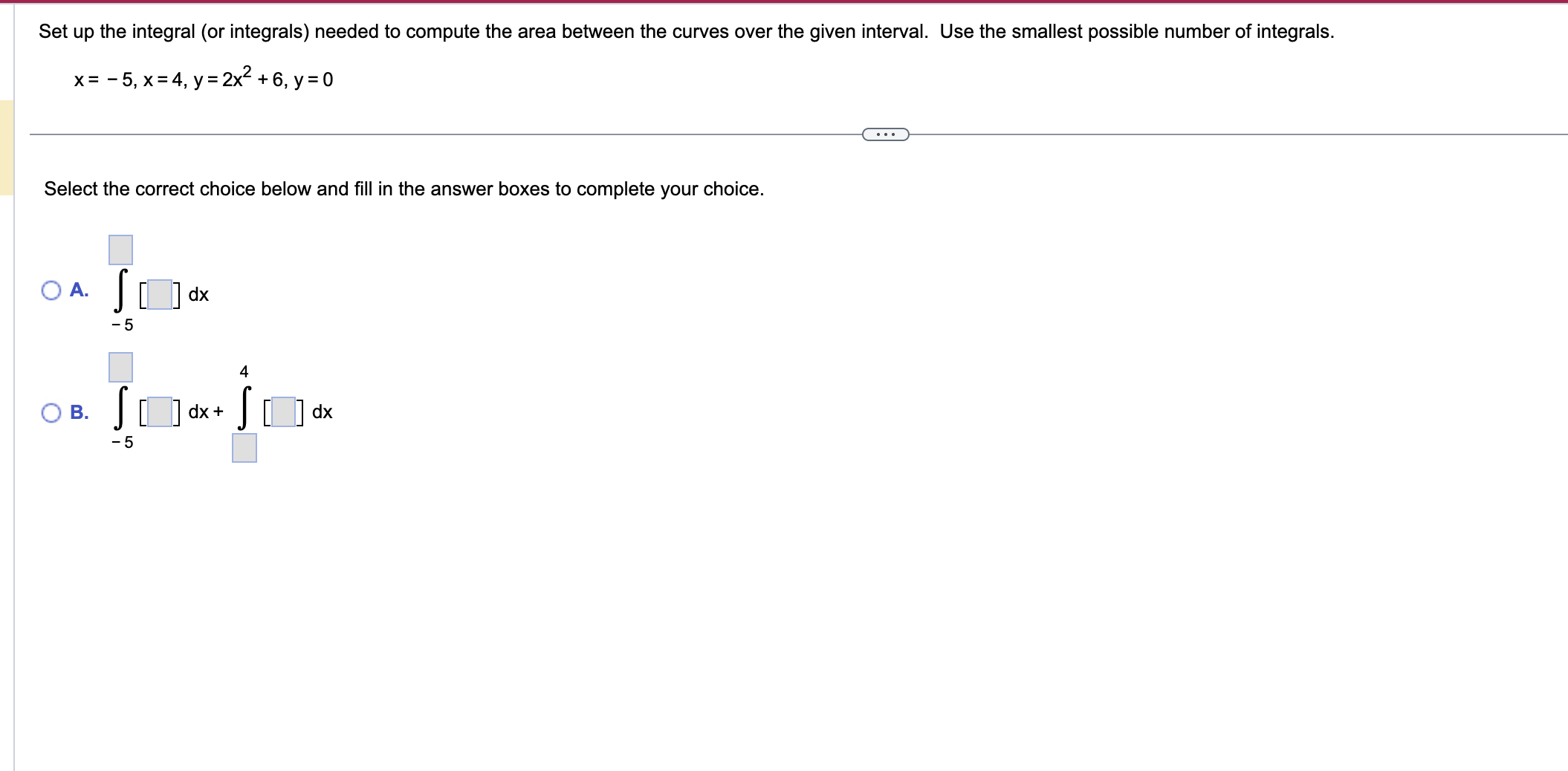 Solved Set up ﻿the integral (or ﻿integrals) ﻿needed to | Chegg.com