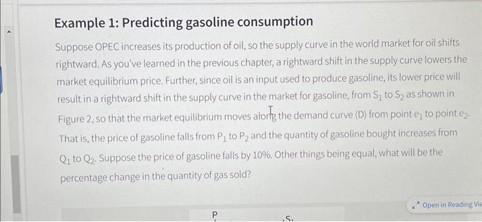 Solved Example 1: Predicting gasoline consumption Suppose | Chegg.com