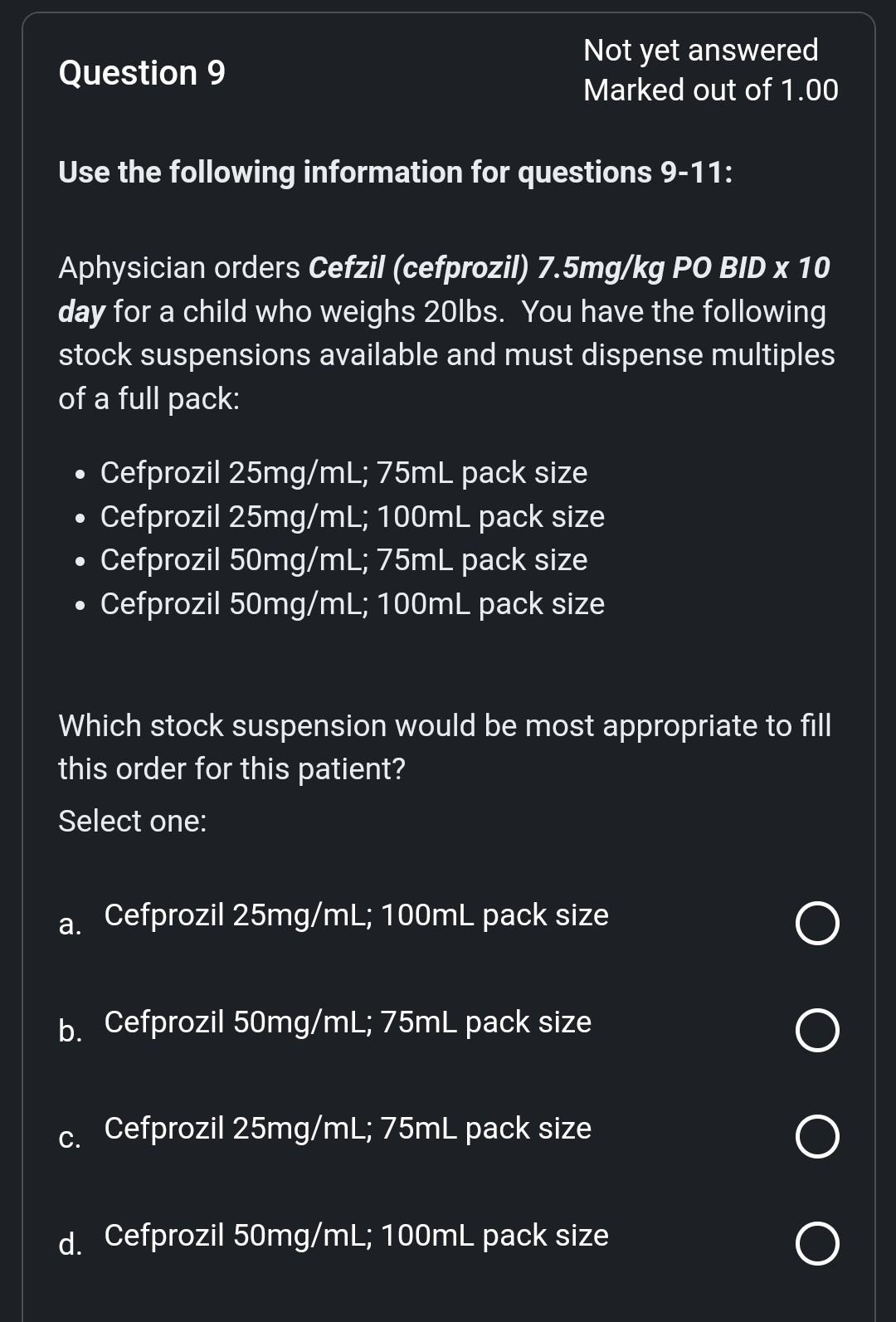 Solved Question 2 Marked out of 1.00 Which of the following | Chegg.com