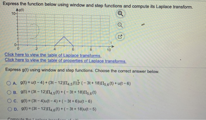 Solved Express the function below using window and step | Chegg.com