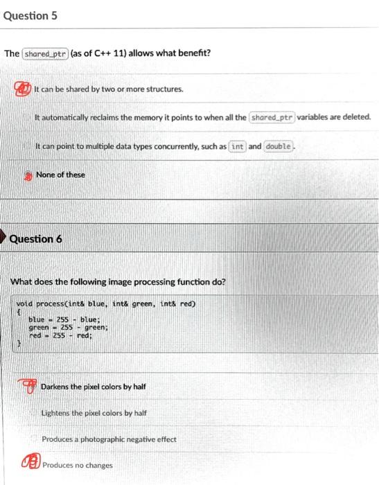 Solved The (as of C++11) allows what benefit? It can be | Chegg.com