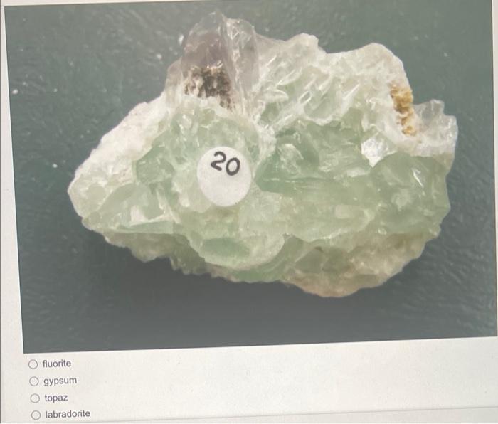 Solved what is this mineral, it has octahedral cleavage? 20 | Chegg.com