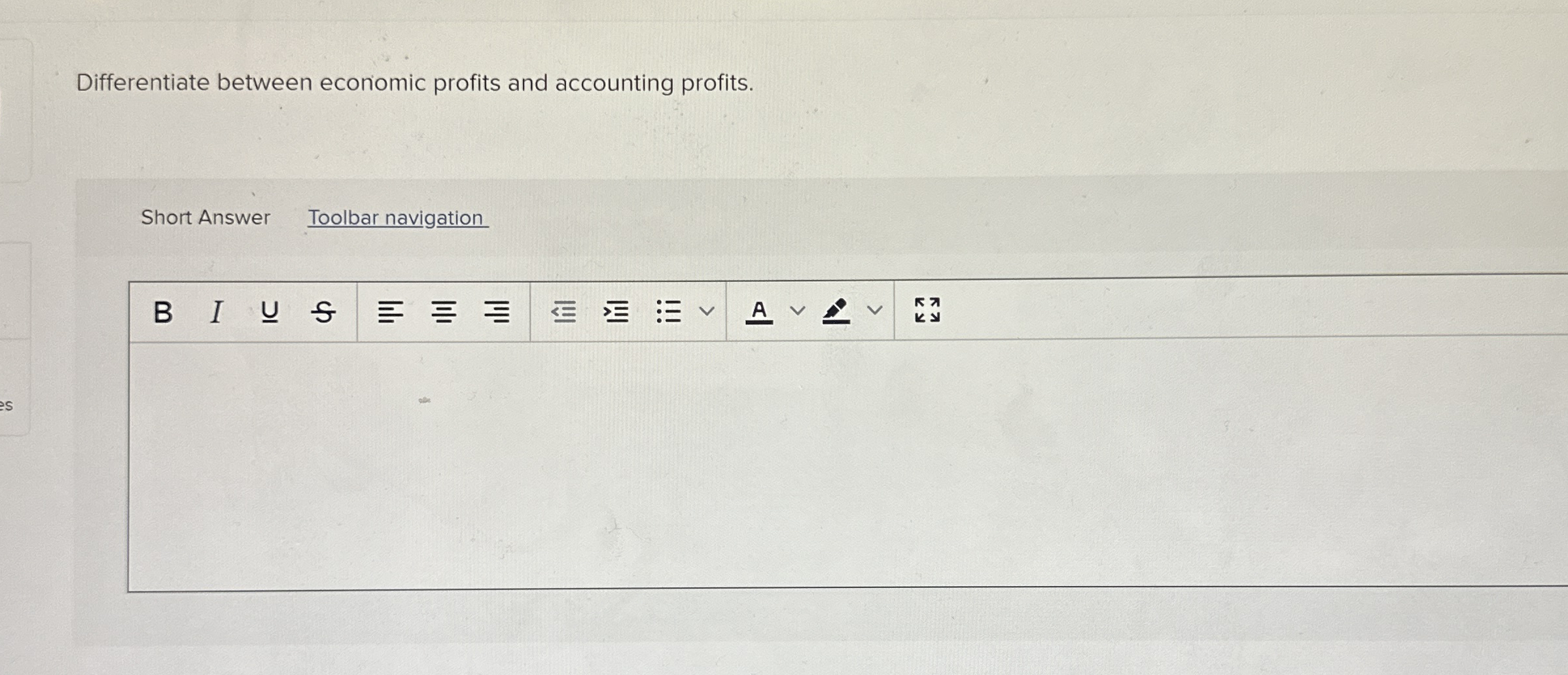 Solved Differentiate between economic profits and accounting | Chegg.com