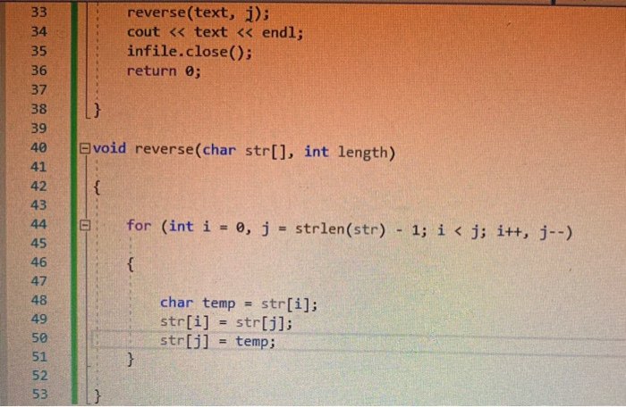 Solved how do i change (getline(infile,s)) to infile.eof and | Chegg.com