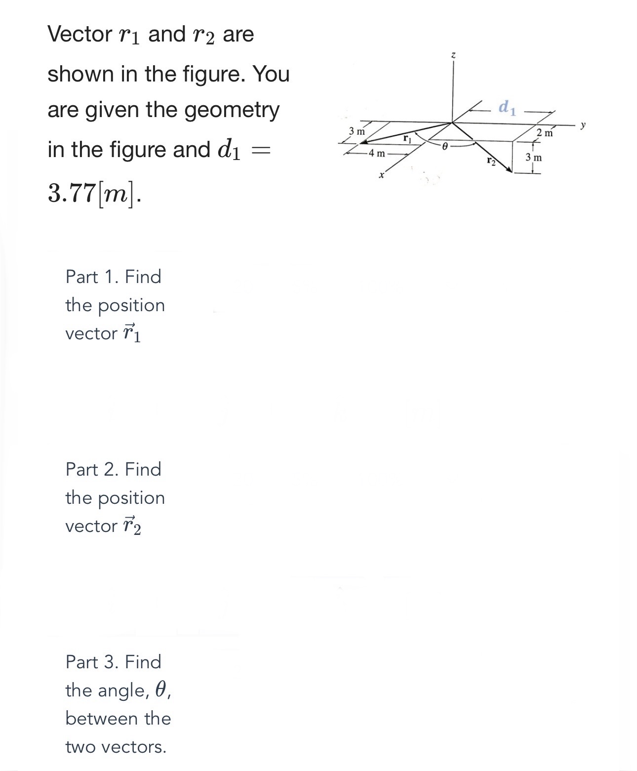 Solved Vector r1 ﻿and r2 ﻿areshown in the figure. Youare | Chegg.com