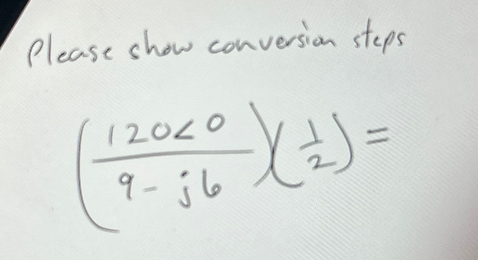 Solved Please show conversion steps)( | Chegg.com