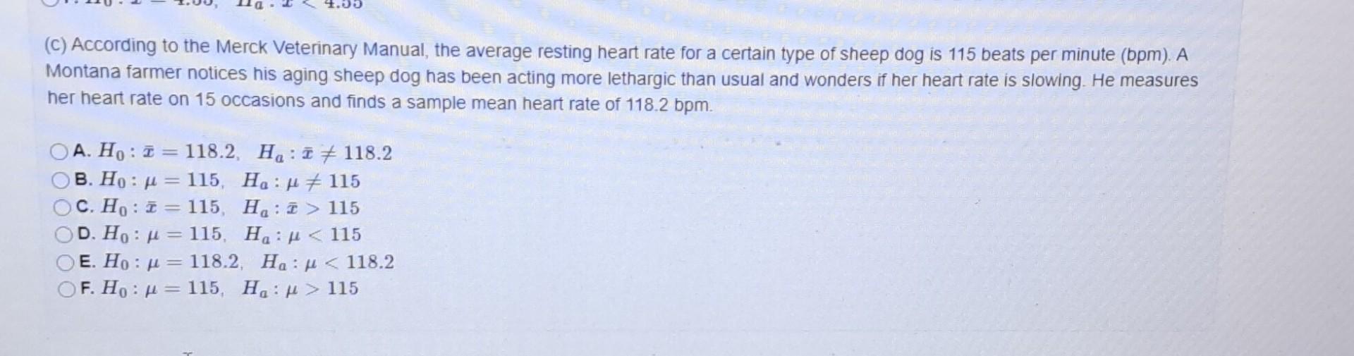 Solved For each statement, select the correct null | Chegg.com