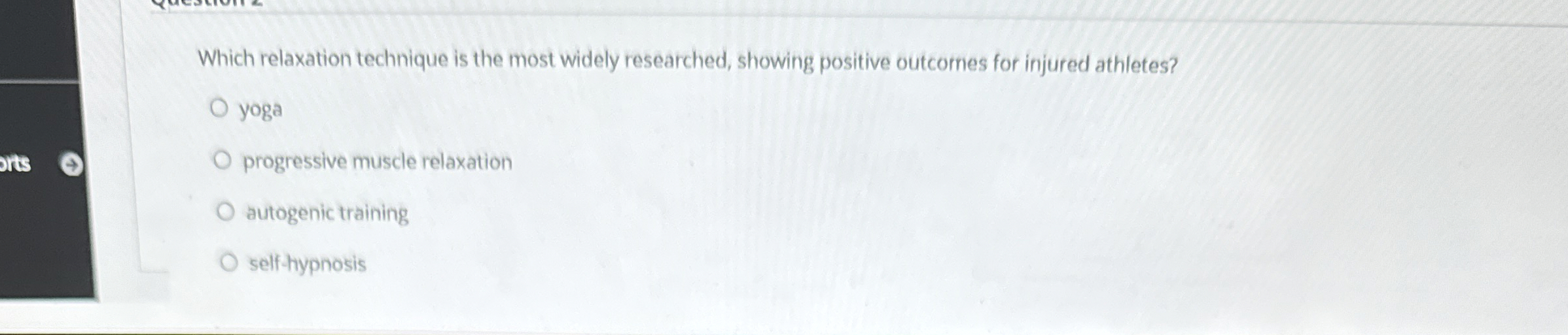 Solved Which relaxation technique is the most widely | Chegg.com