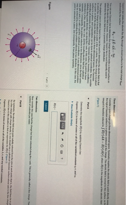 Solved Part B Part complete By symmetry, the electric field | Chegg.com