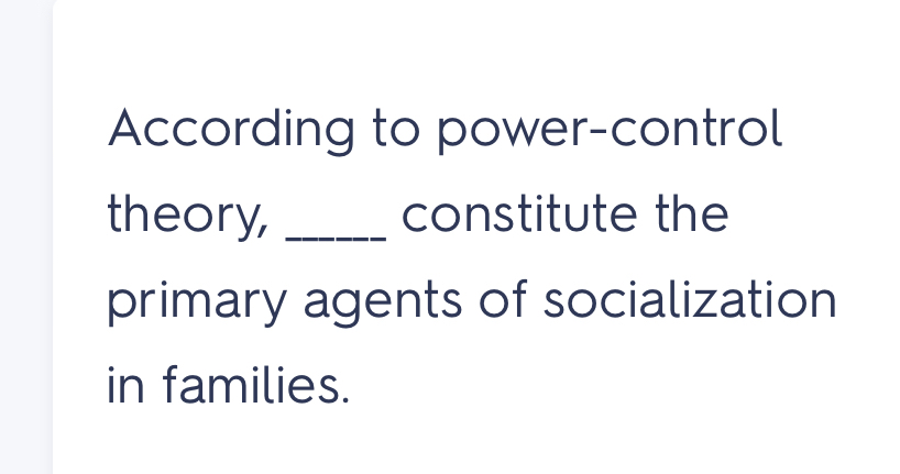 Solved According to power-control theory, constitute the | Chegg.com