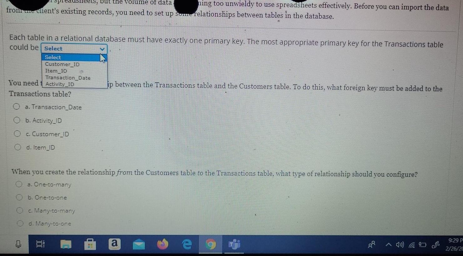 Solved Check My Work The better the quality of data used in | Chegg.com
