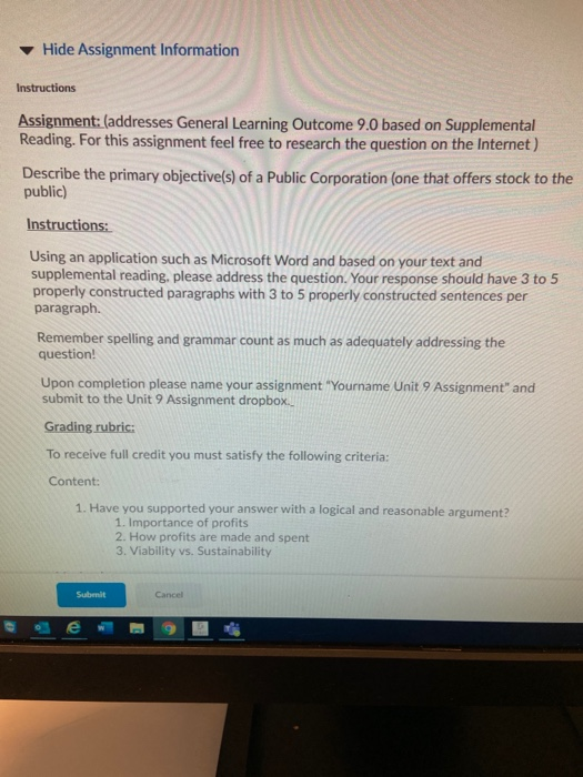 Solved Hide Assignment Information Instructions Assignment: | Chegg.com
