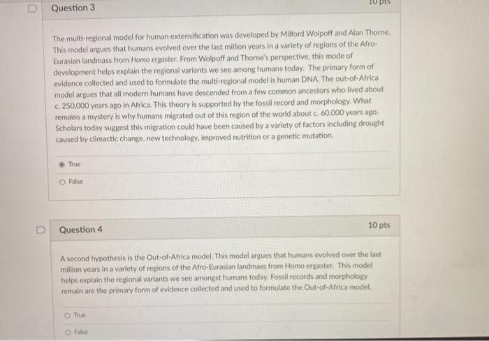 The multi-regional model for human extensification | Chegg.com