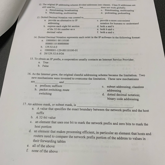 Solved Graded Review: 2 1. The goal of internetworking is to | Chegg.com