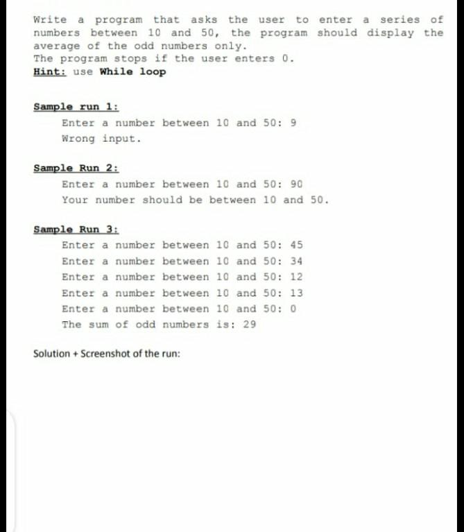 Solved Question 1 (50 points]: Write a program that finds if | Chegg.com