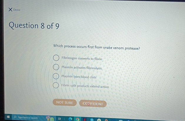 Solved DoneQuestion 8 ﻿of 9Which process occurs first from | Chegg.com