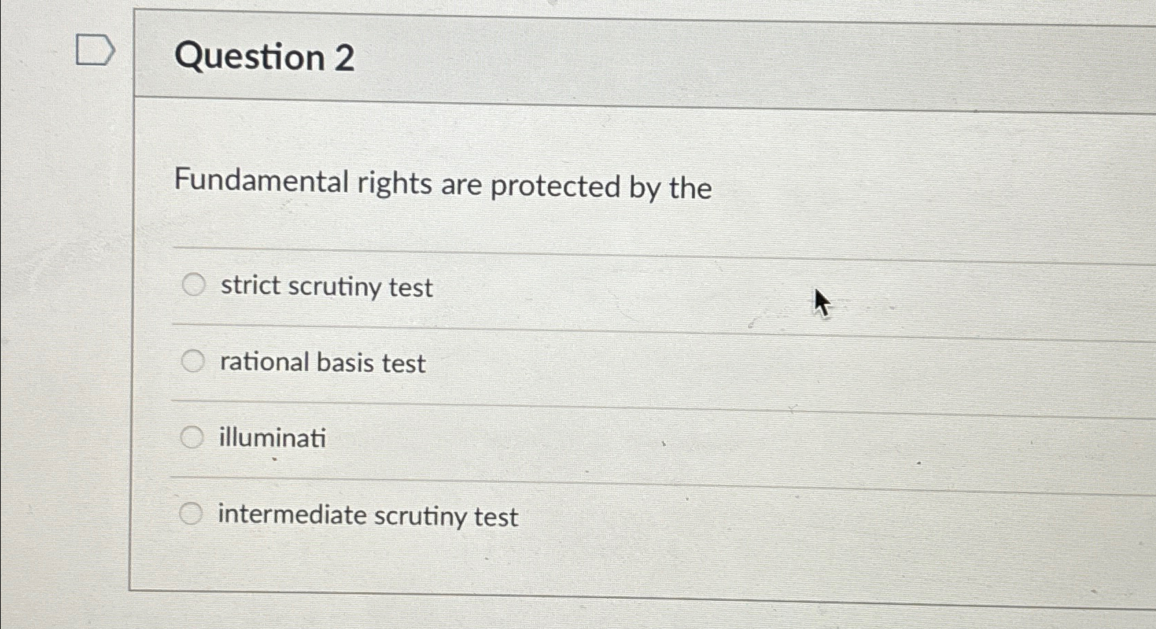 Solved Question 2Fundamental rights are protected by | Chegg.com