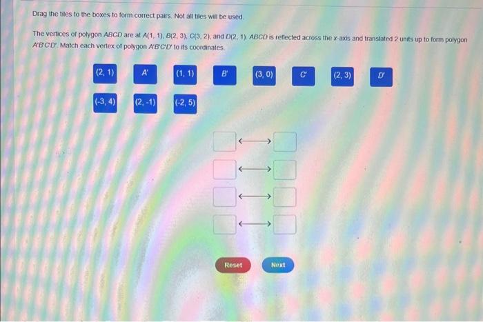 Solved Drag the tiles to the boxes to form correct pairs. | Chegg.com