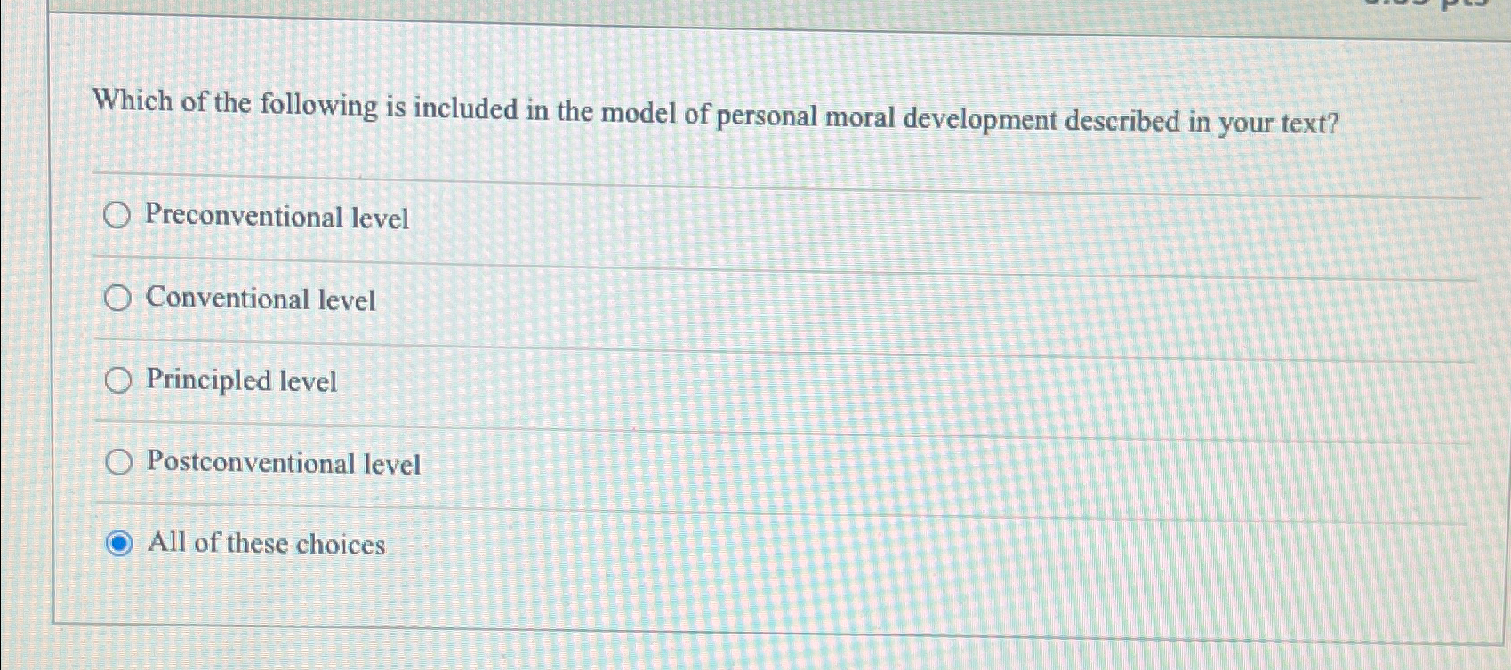 Solved Which of the following is included in the model of | Chegg.com