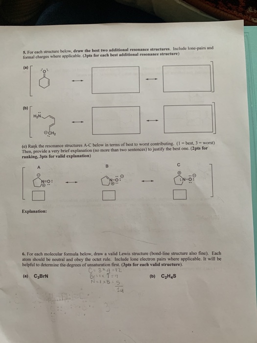 Solved CHEM 205 Worksheet (WSI) 46 Points Total Key Topics: | Chegg.com