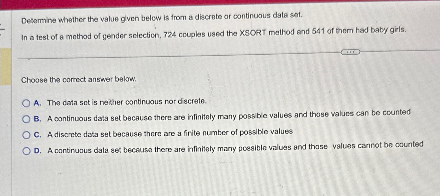 Solved Determine Whether The Value Given Below Is From A 3728