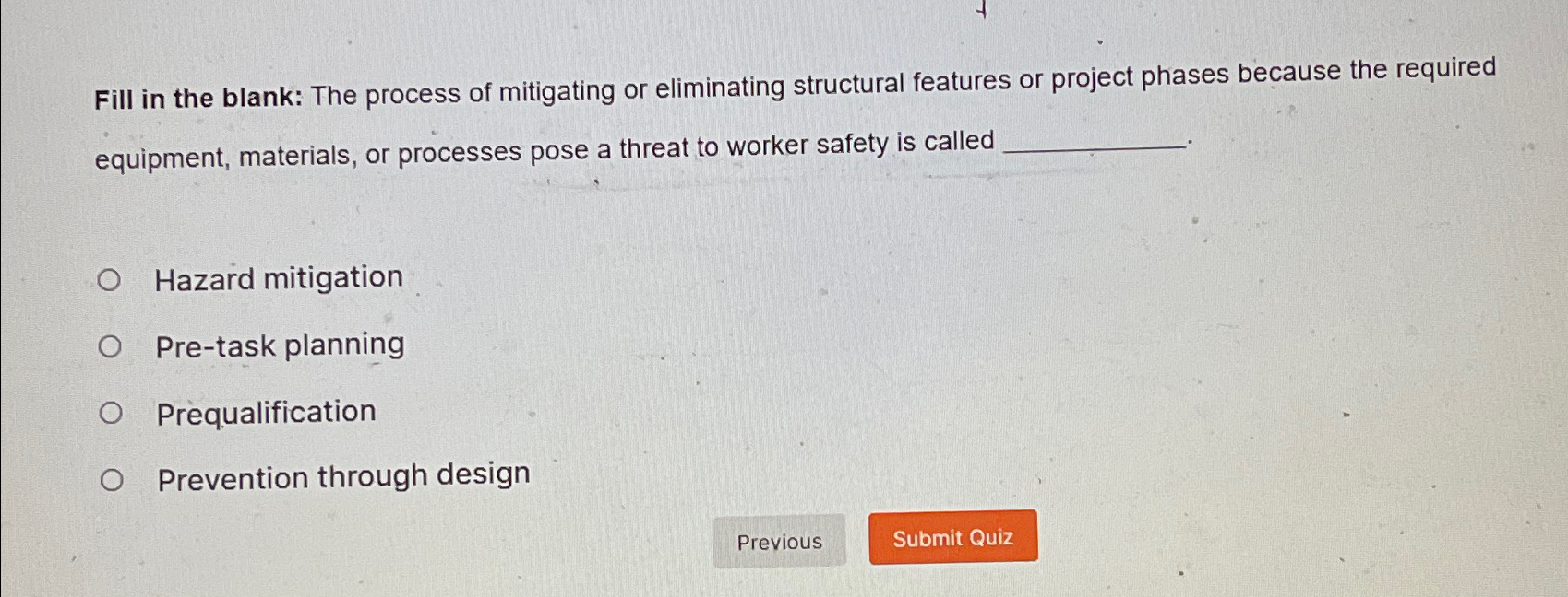 Solved Fill in the blank: The process of mitigating or | Chegg.com