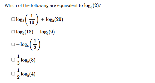 Solved by an EXPERT Which of ﻿the following are equivalent | Chegg.com