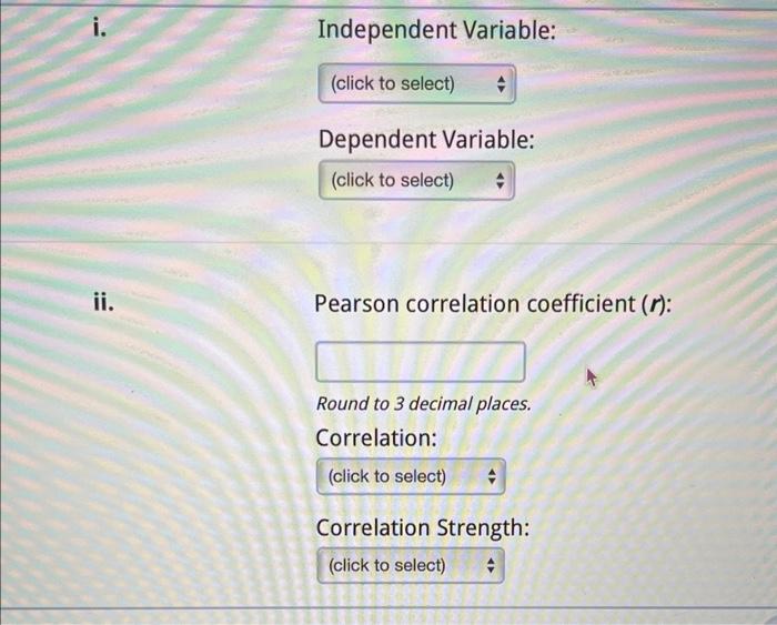 Solved Complete the following instructions: i. Identify the | Chegg.com