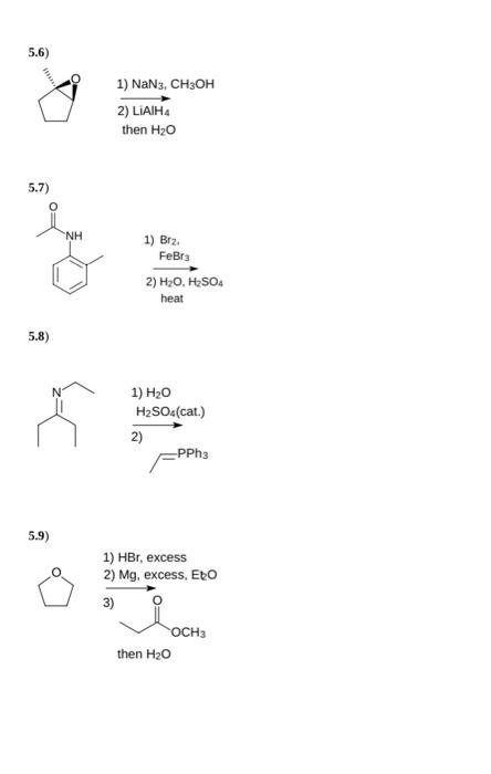 Solved Draw the products in a multistep sequence. Draw each | Chegg.com