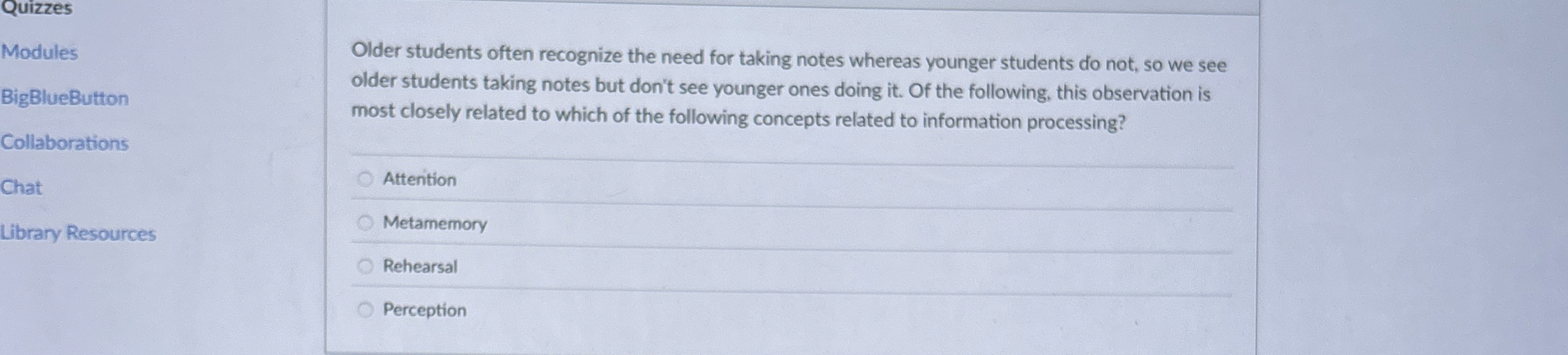 Solved Older students often recognize the need for taking | Chegg.com