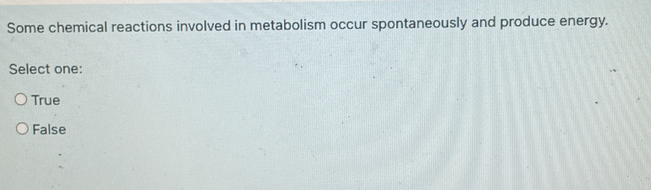 Solved Some chemical reactions involved in metabolism occur | Chegg.com