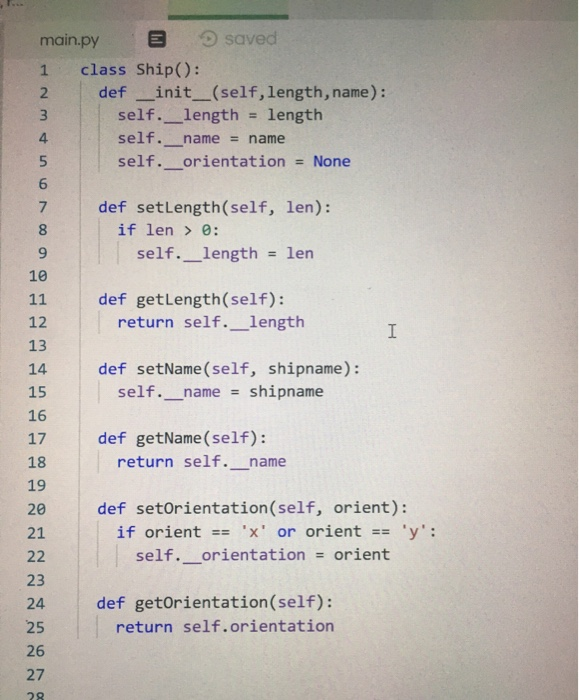Battleships • Create a Battleship.py module that | Chegg.com