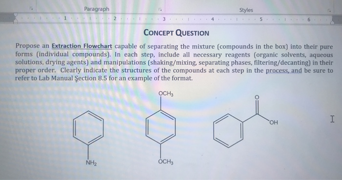 Solved Paragraph Styles CONCEPT QUESTION Propose an | Chegg.com