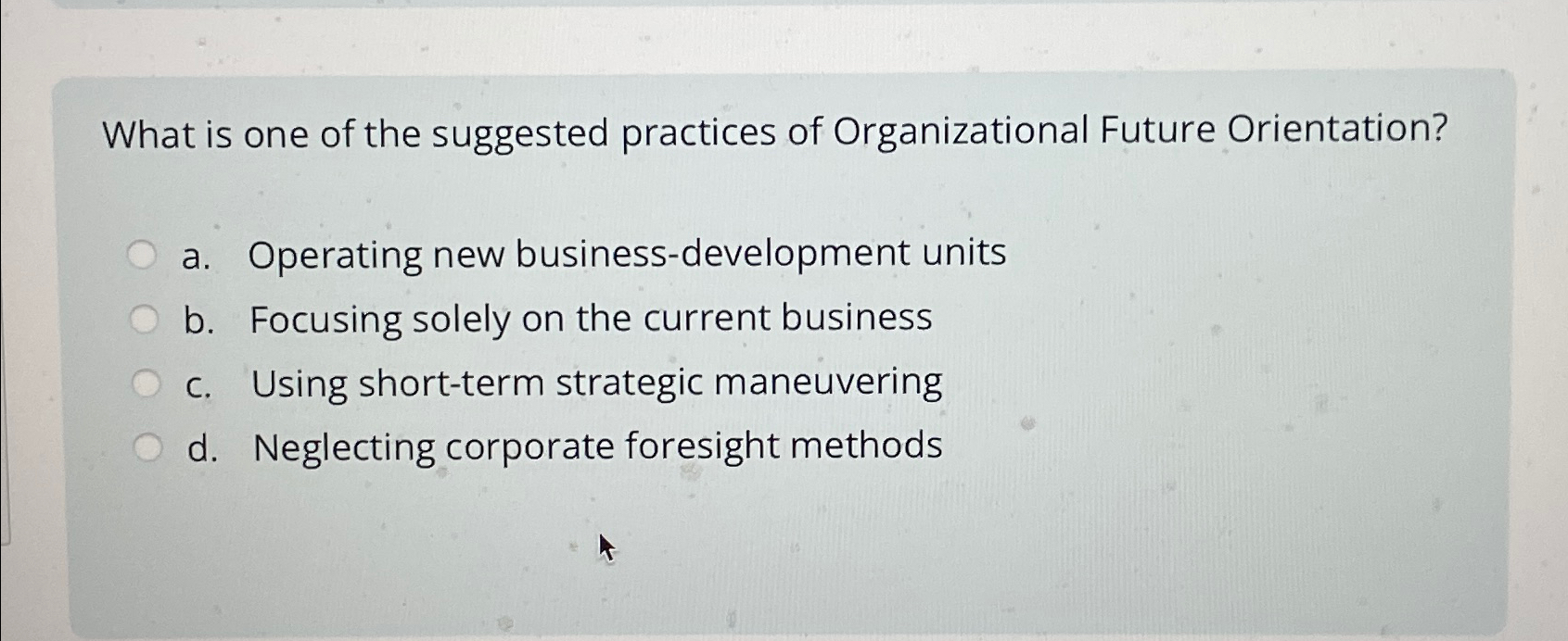 Solved What is one of the suggested practices of | Chegg.com