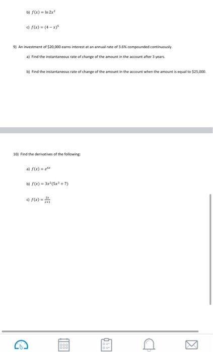 Solved TBUS 301 Derivatives Homework Problems 1). (a) At | Chegg.com